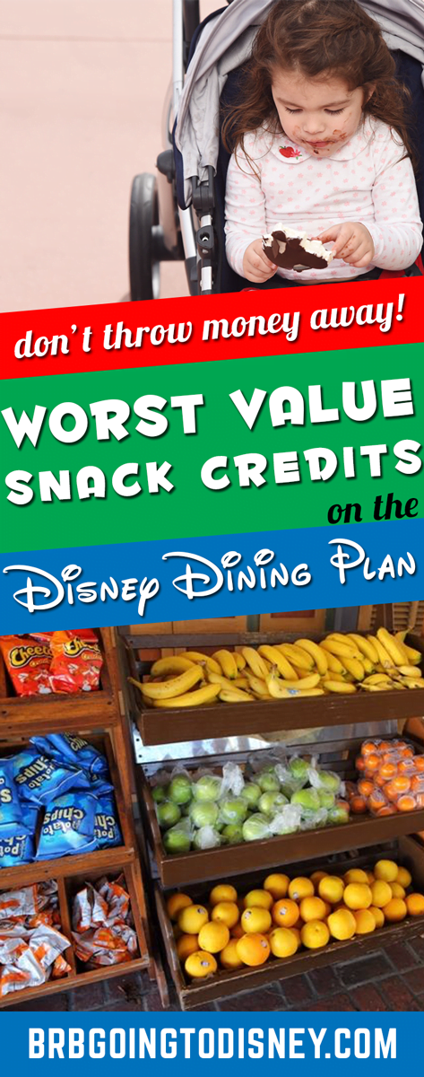5 Snacks to Never Buy with the Disney Dining Plan | brb going to disney