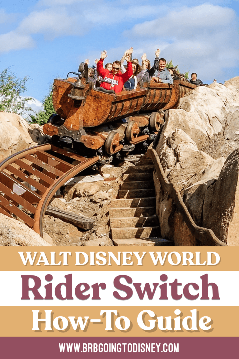 How to Use Rider Switch at Walt Disney World | brb going to disney
