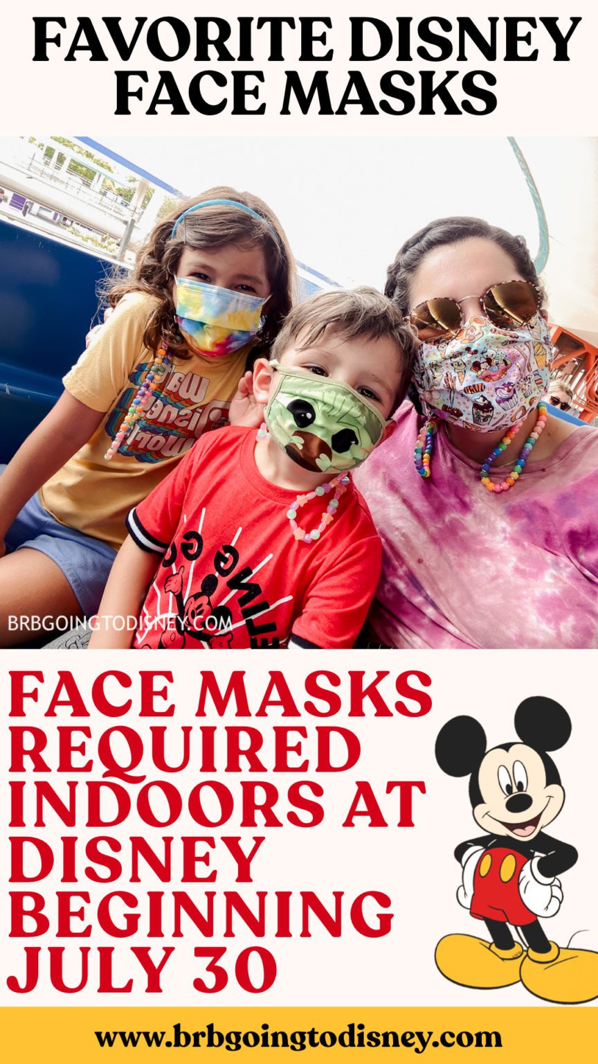 Best Disney Face Masks for Kids and Adults | brb going to disney